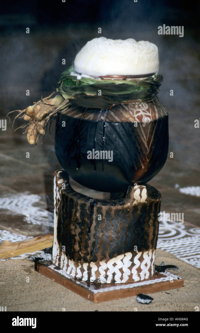 South India Tamil Nadu Pongal Festival Boiling Rice Ceremony Stock ...