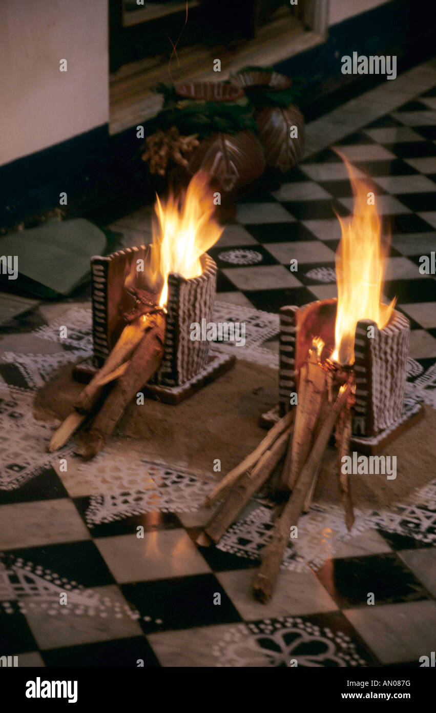 South India Tamil Nadu Pongal Festival Boiling Rice Ceremony Stock ...