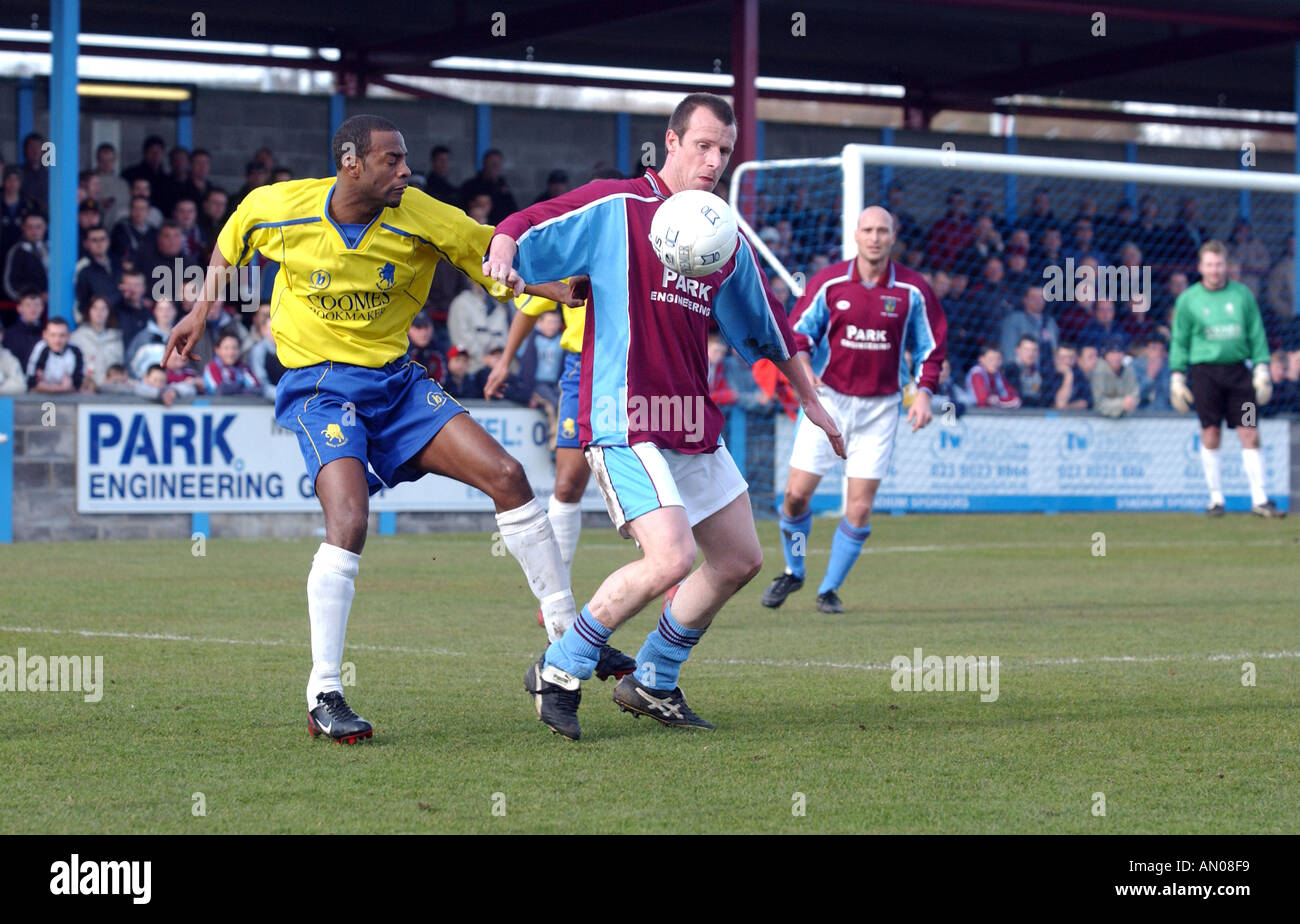 Steve Claridge in action for Weymouth Football Club in Dorset UK Stock ...