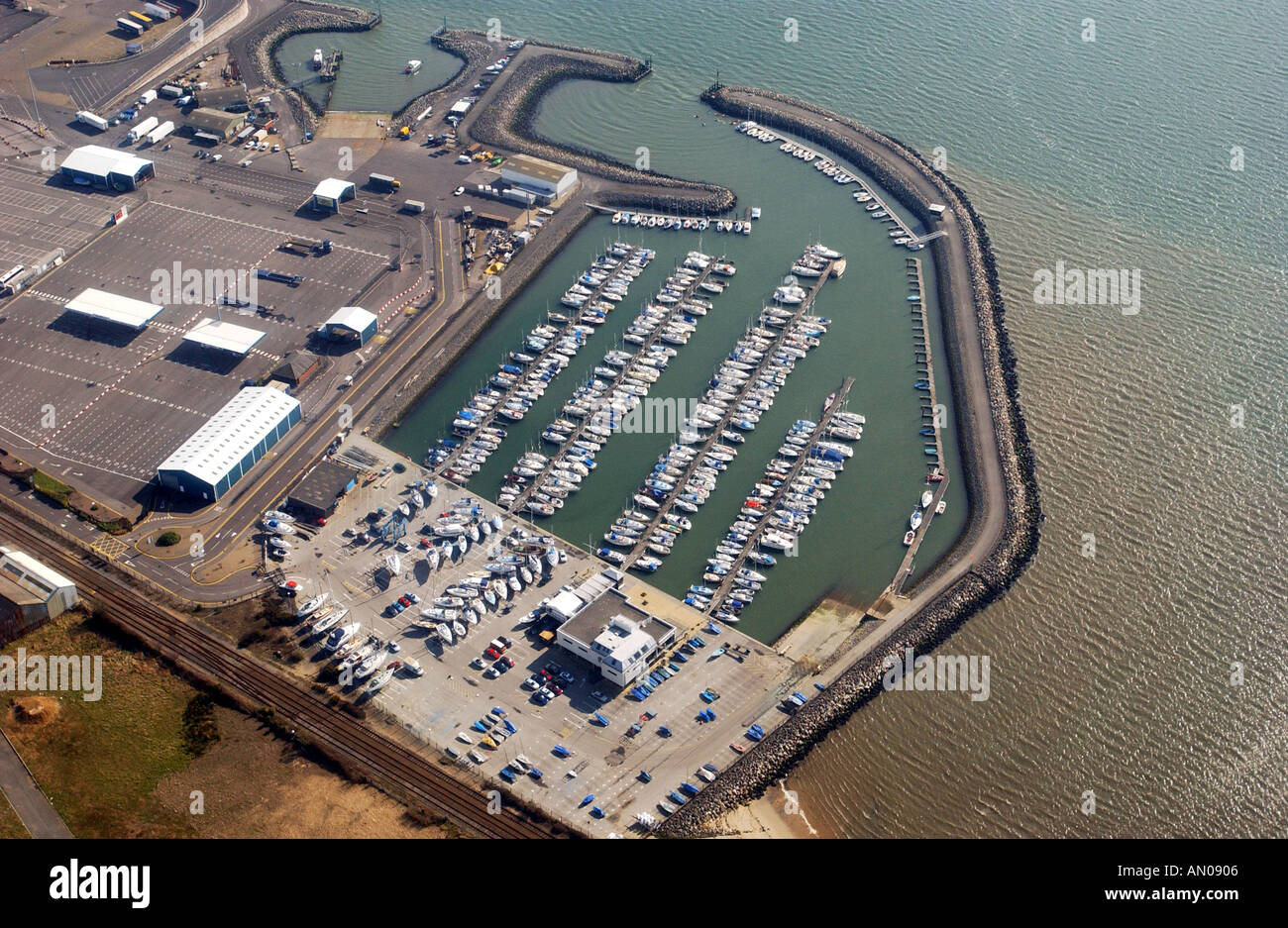 Poole harbour dorset aerial hi-res stock photography and images - Alamy