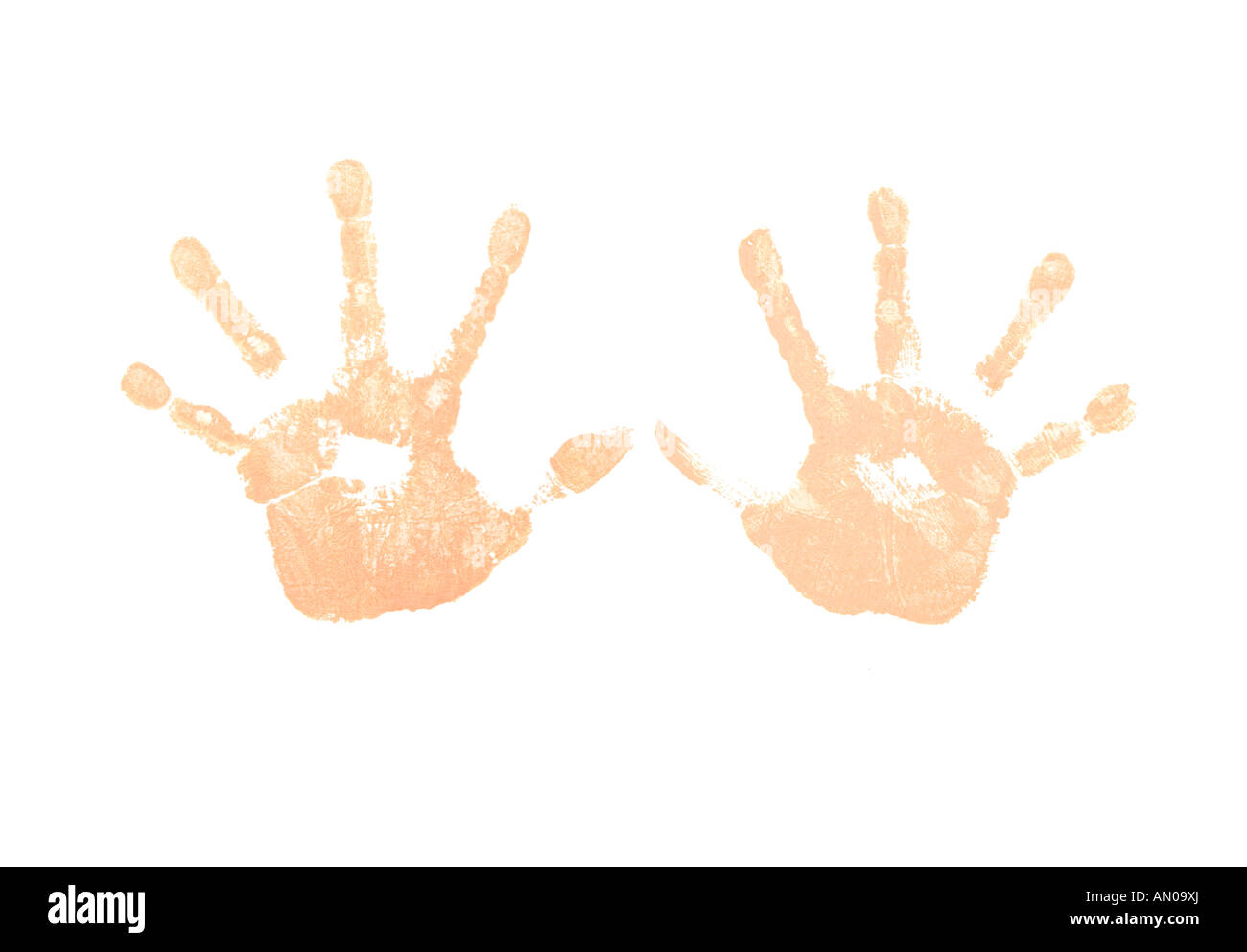 Kids hand prints hi-res stock photography and images - Alamy