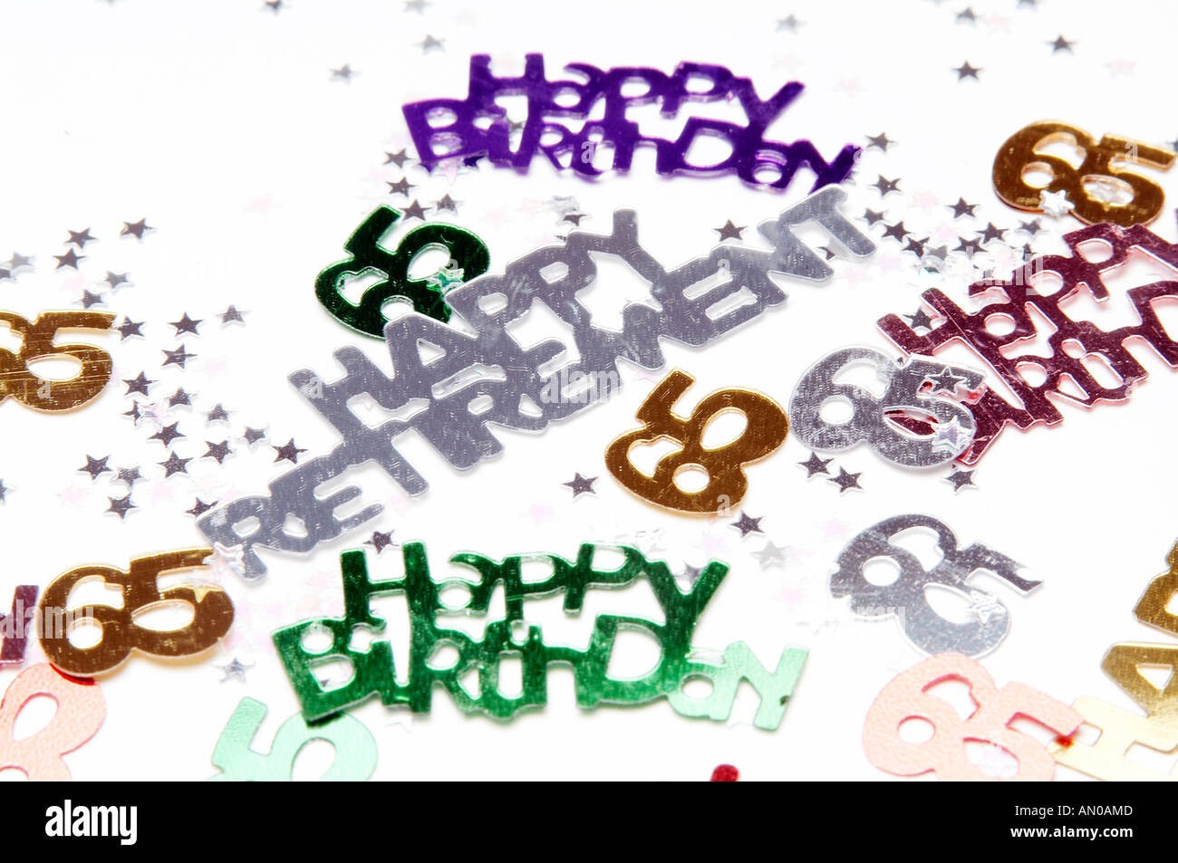 Happy birthday 65th birthday hi-res stock photography and images - Alamy