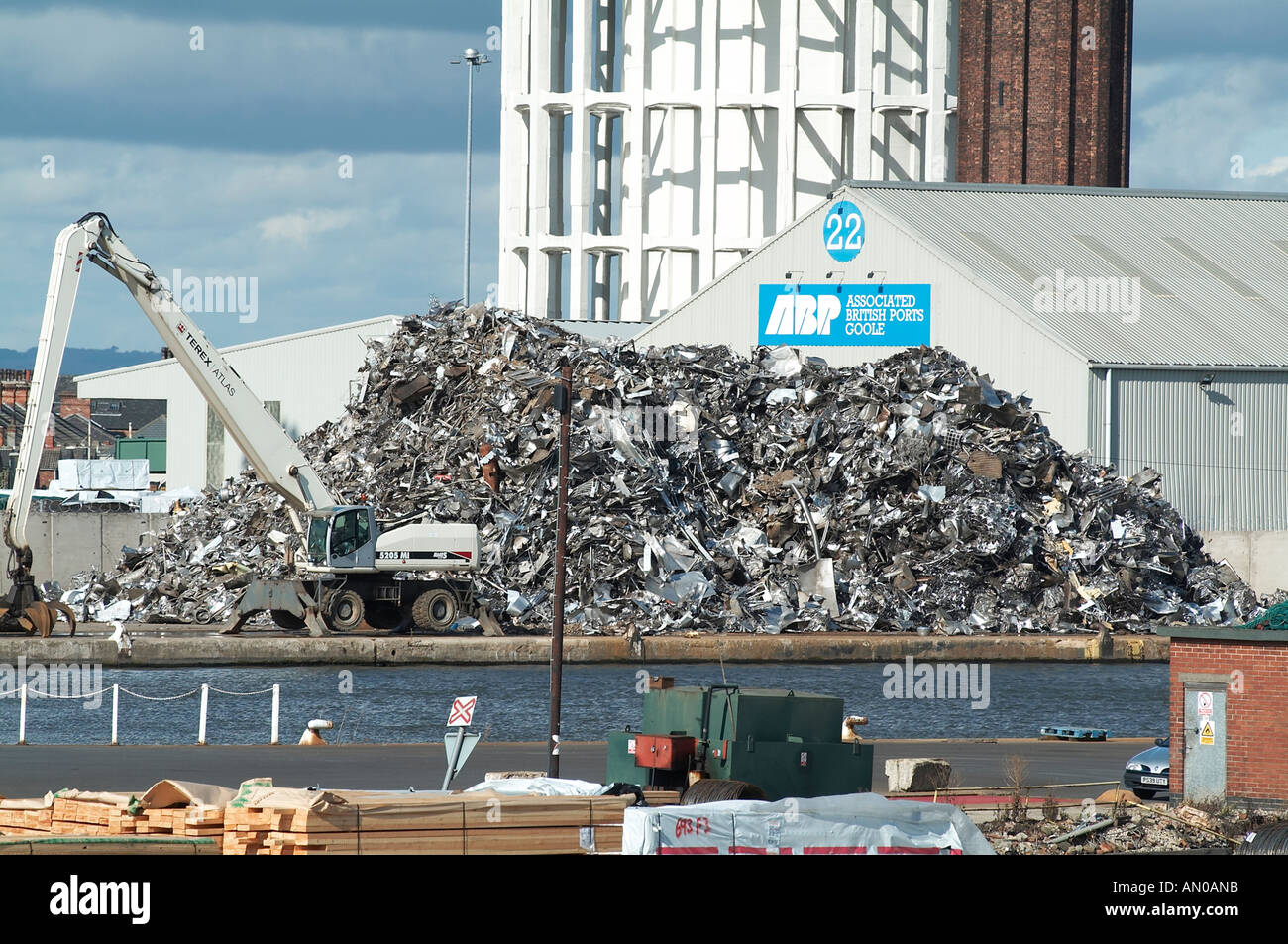 Recycling scrap industry wasteland High Resolution Stock Photography ...