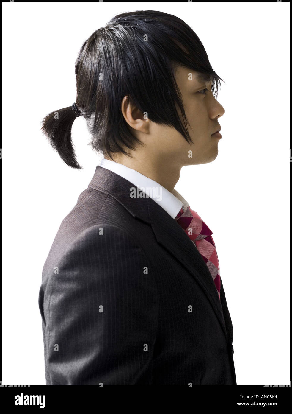 Profile of a businessman Stock Photo - Alamy