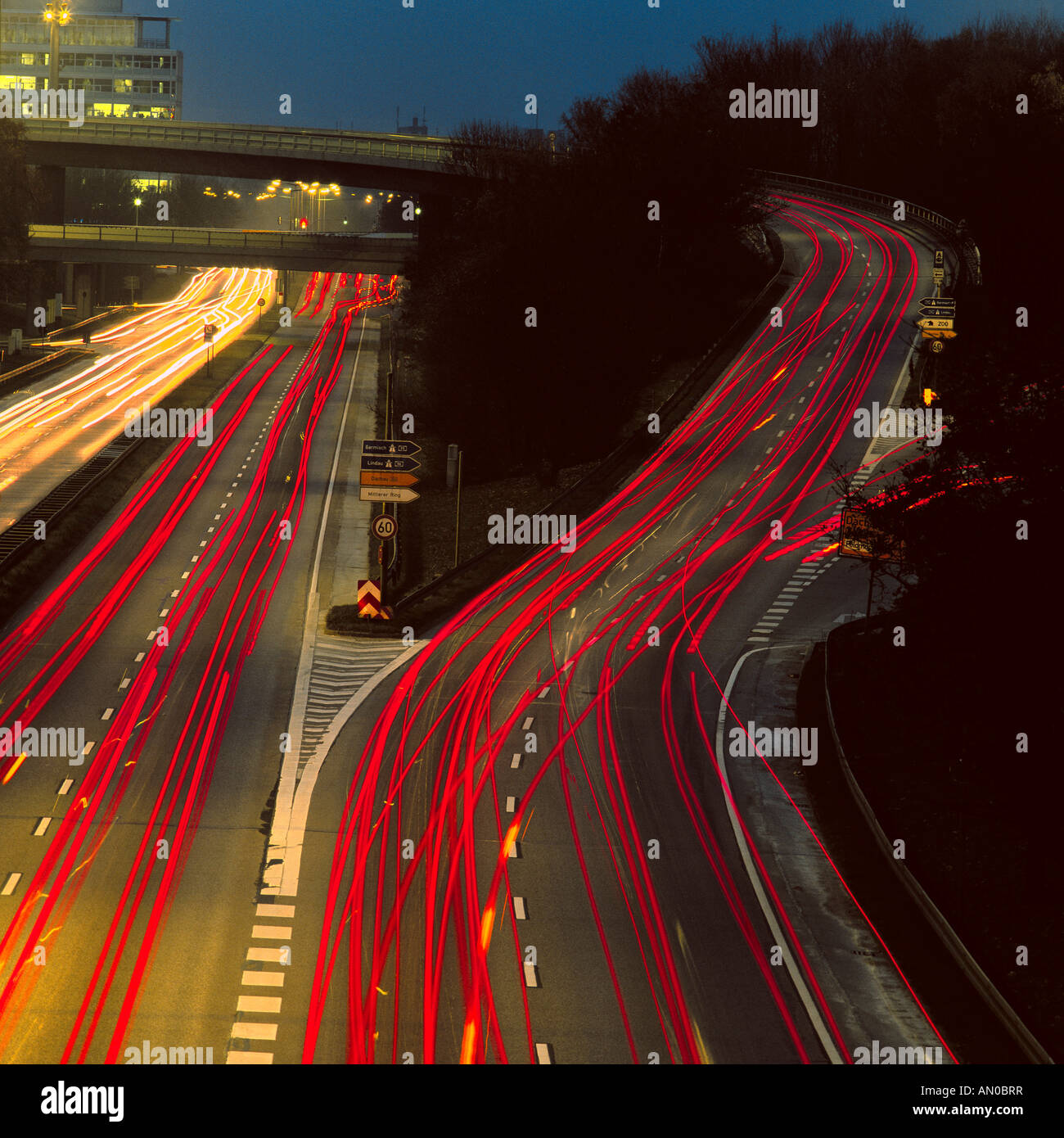 Motorway night breakdown hi-res stock photography and images - Alamy
