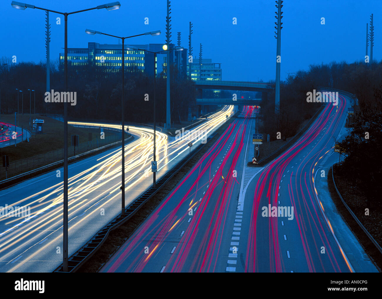 Motorway night breakdown hi-res stock photography and images - Alamy