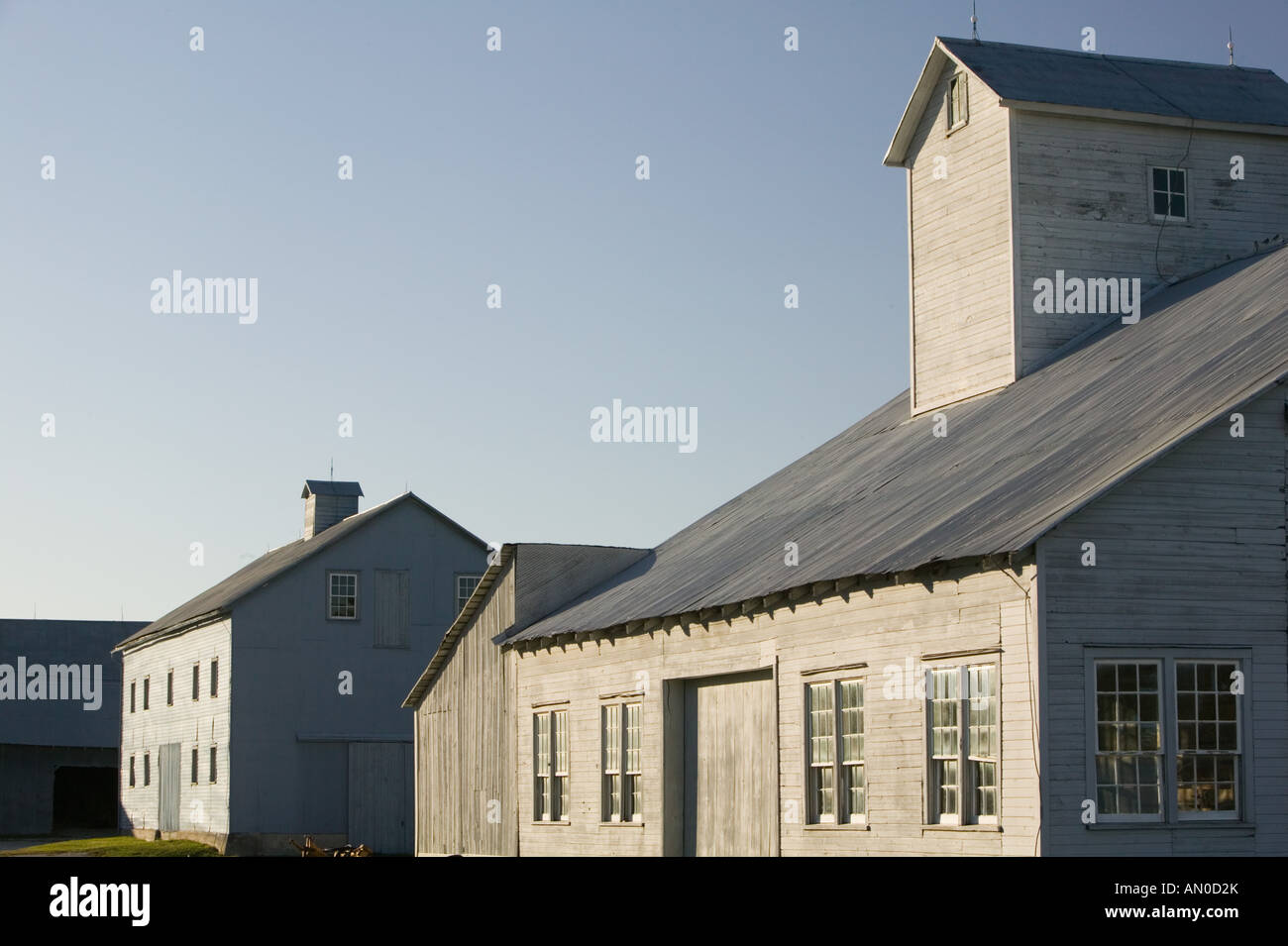 USA, IOWA, Amana Colonies, High Amana: Farm Buildings Stock Photo - Alamy