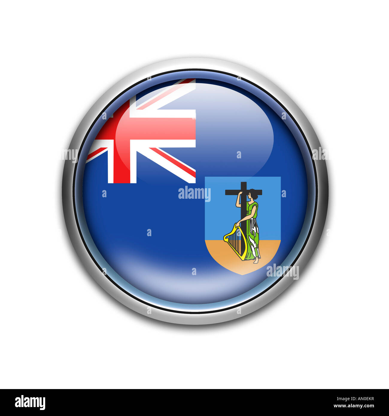 Flag of Montserrat Stock Photo - Alamy