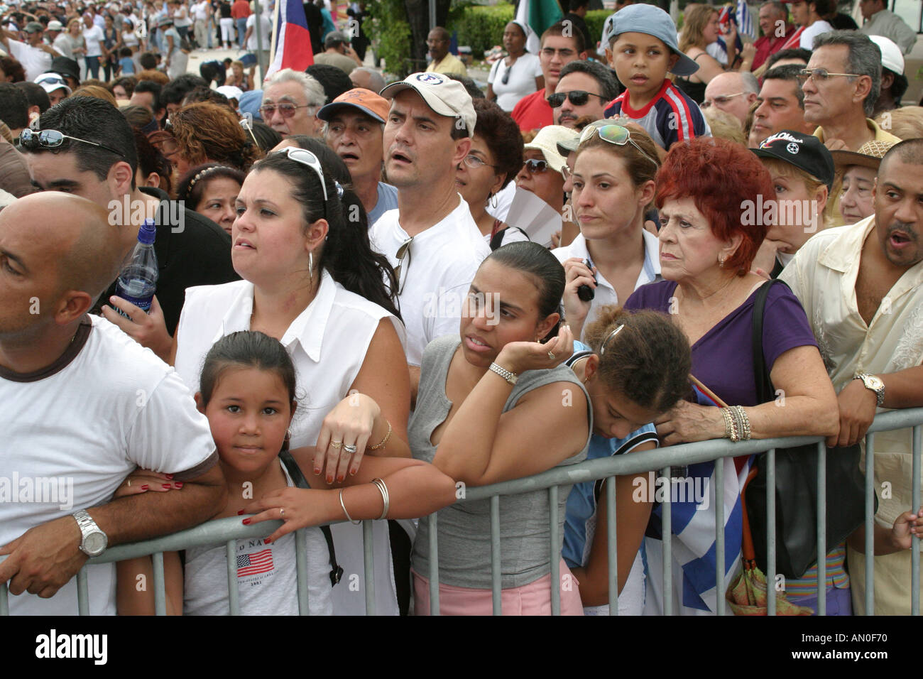 Miami Florida,funeral of Cuban Salsa Queen Celia Cruz,crowds,audience ...