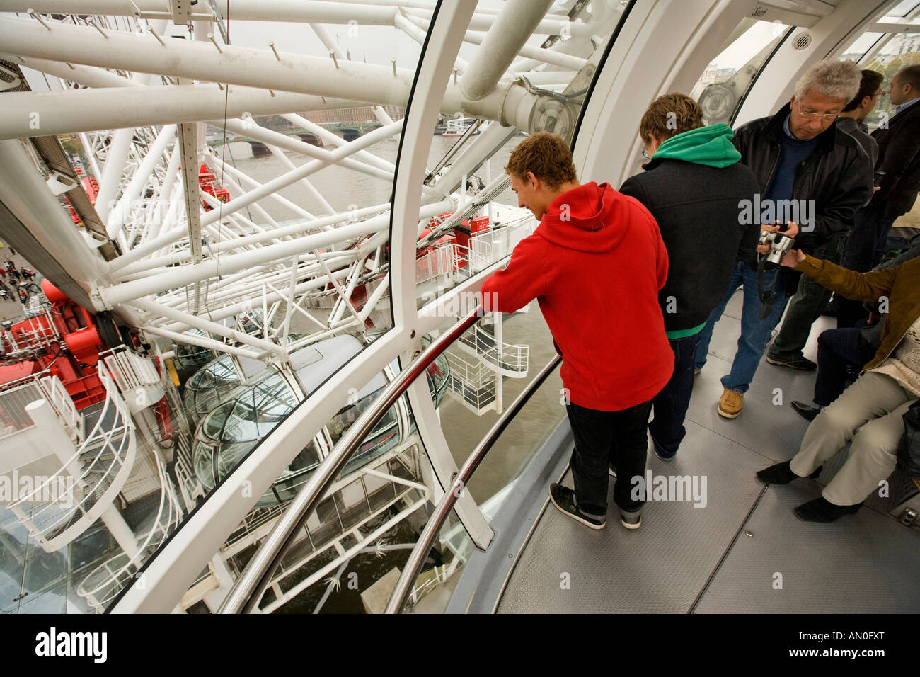 London Eye Inside Capsule High Resolution Stock Photography and Images ...