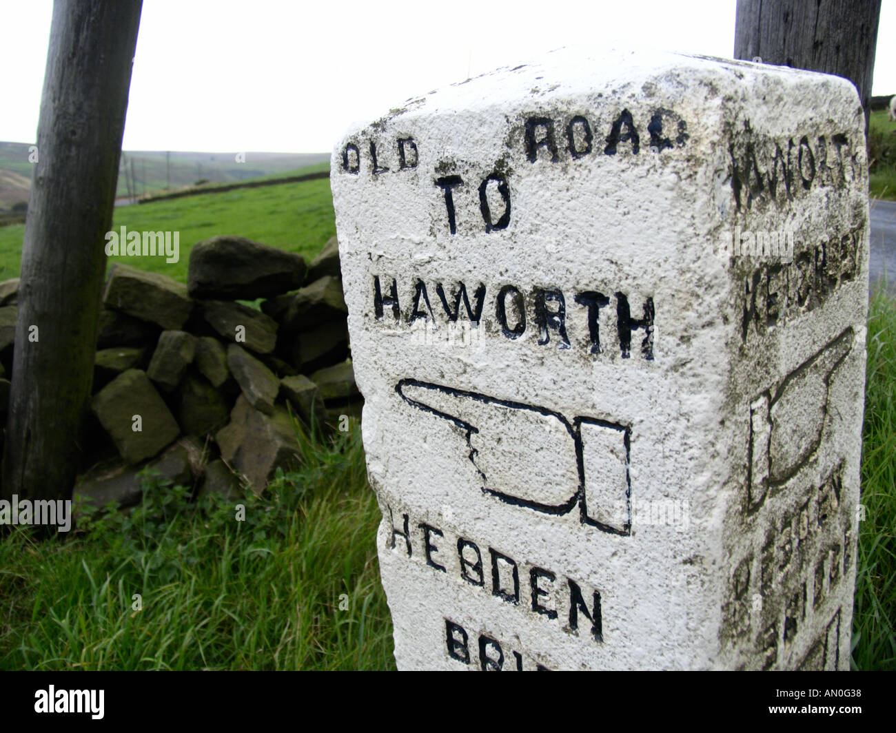 Old haworth road hi-res stock photography and images - Alamy