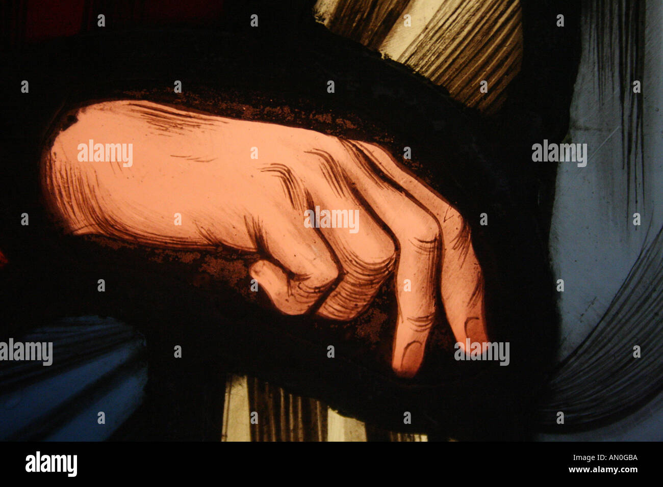 Stained Glass Hand at Isla Lascelles blog