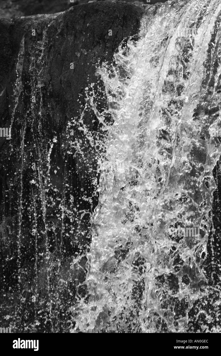Brecon beacons waterfall Black and White Stock Photos & Images - Alamy