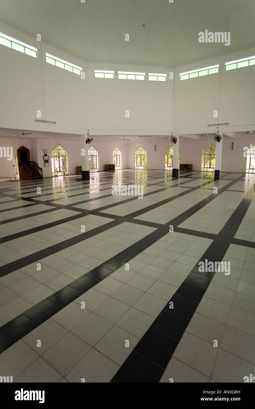 Maldives Addu Atoll Feydhoo Island Maa Miskiy main mosque interior ...