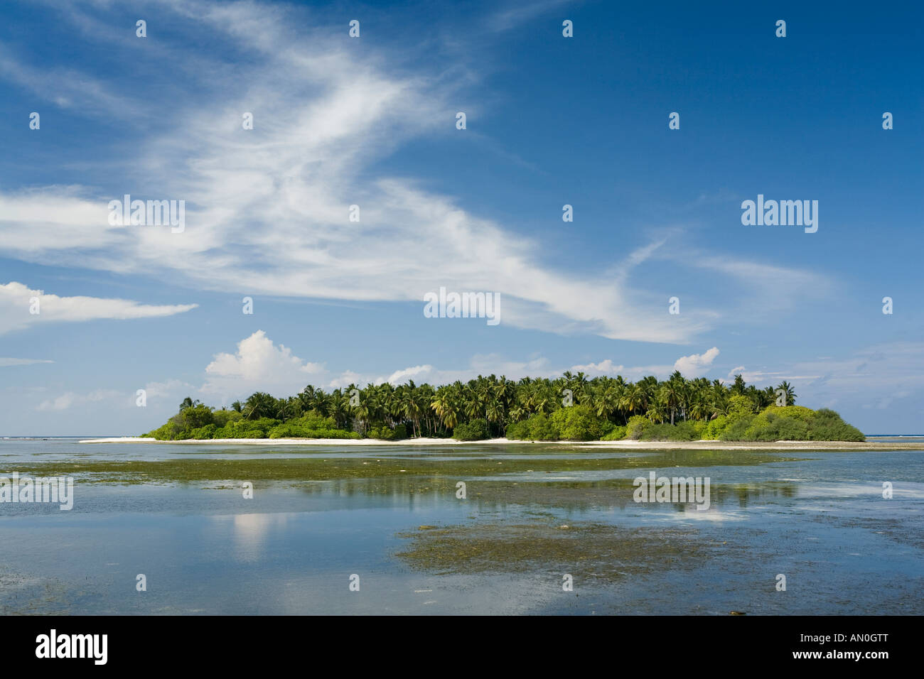 Maldives Addu Atoll Feydhoo west coast Dhiguhura island Stock Photo - Alamy