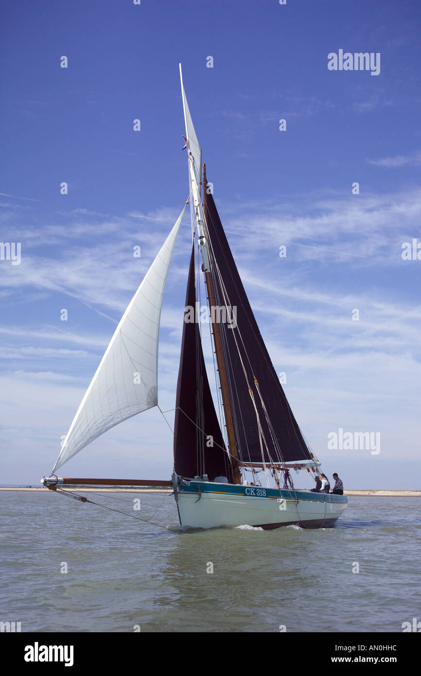 Historic wooden sailing barges hi-res stock photography and images - Alamy