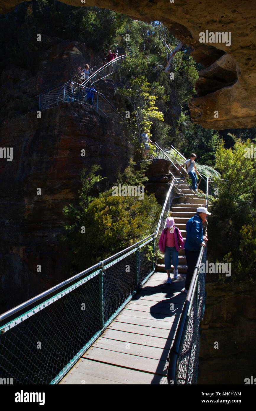 Part of the Giant Stairway from the Three Sisters Blue Mountains New ...