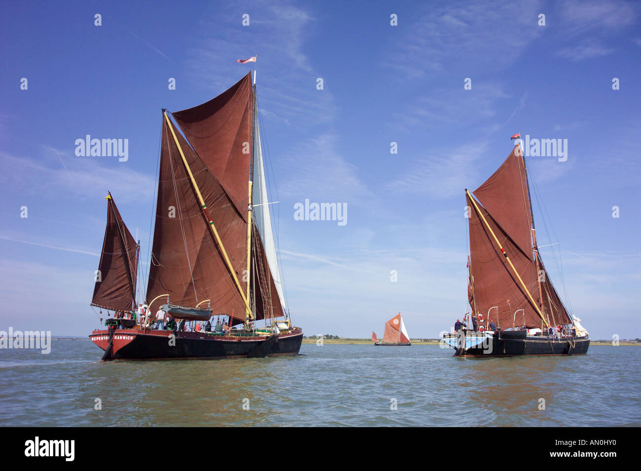 Thames sailing barge swale hi-res stock photography and images - Alamy