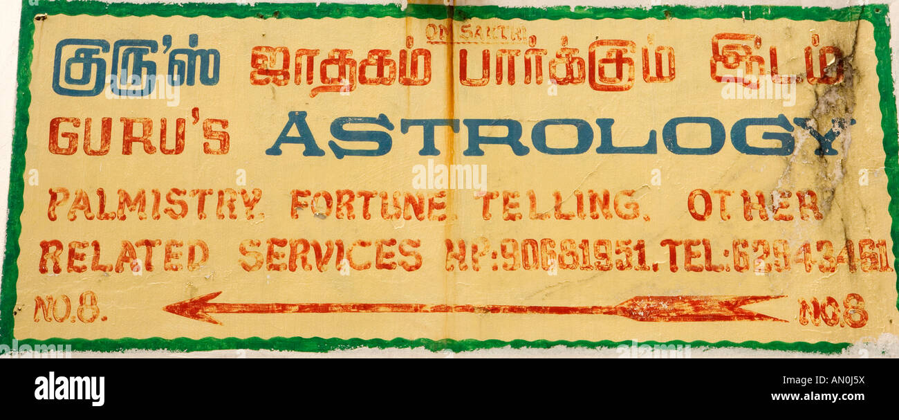 Astrology, fortune telling and palm reading sign Stock Photo - Alamy