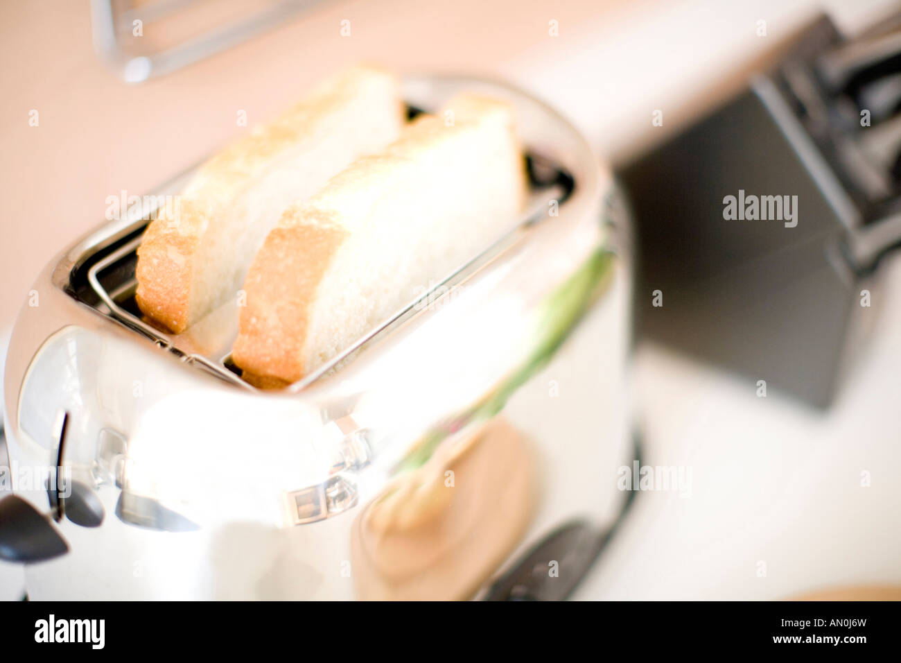 Toaster and Toast Stock Photo - Alamy