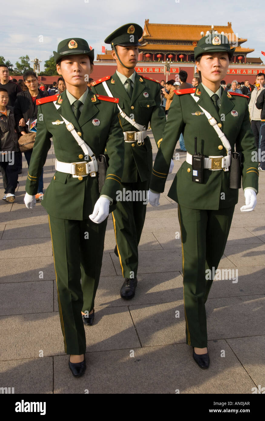 China Beijing Tiananmen Square Gate of Heavenly Peace Stock Photo - Alamy