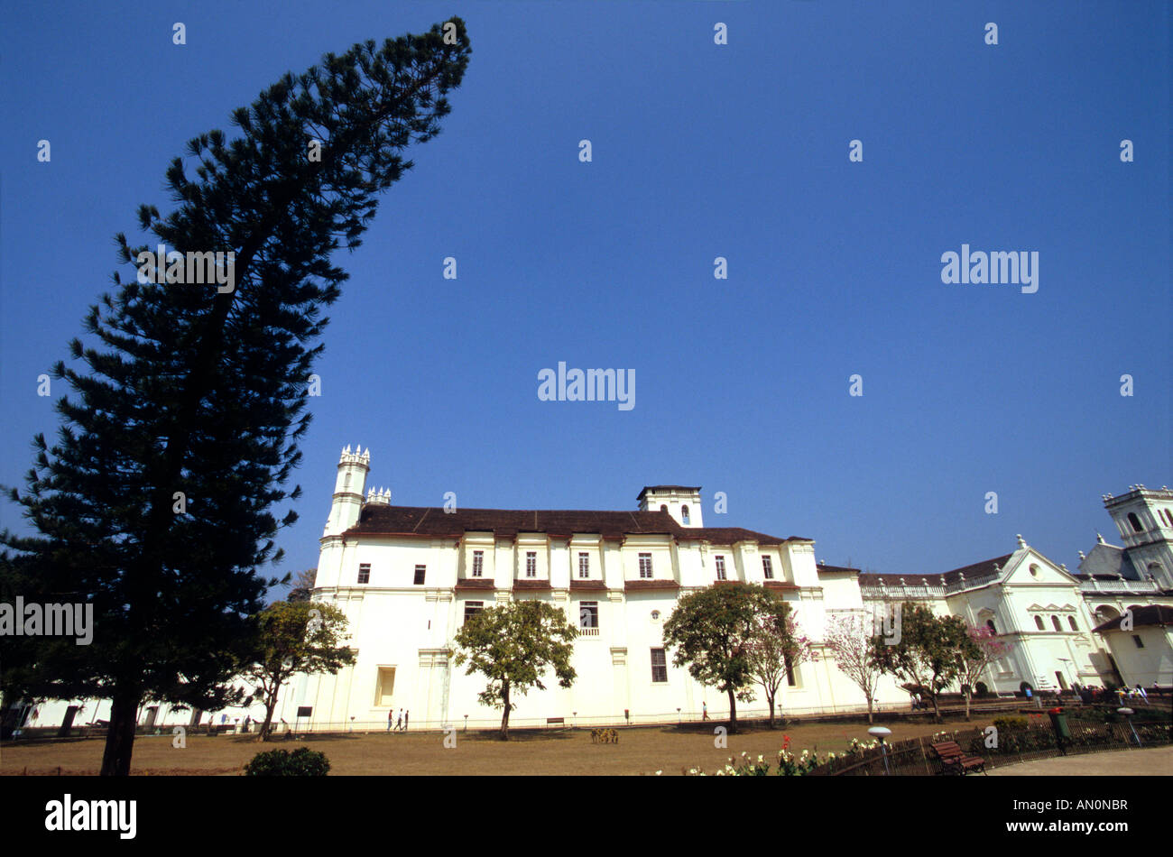 Se cathedral old Goa state of Goa India Stock Photo - Alamy