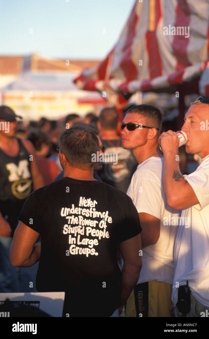 Daytona Beach Florida fl bike week motorcycle party festival Stock ...