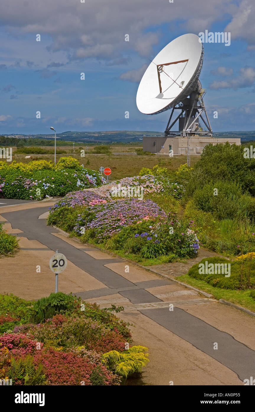 Goonhilly Satellite Earth Station Cornwall Stock Photo - Alamy