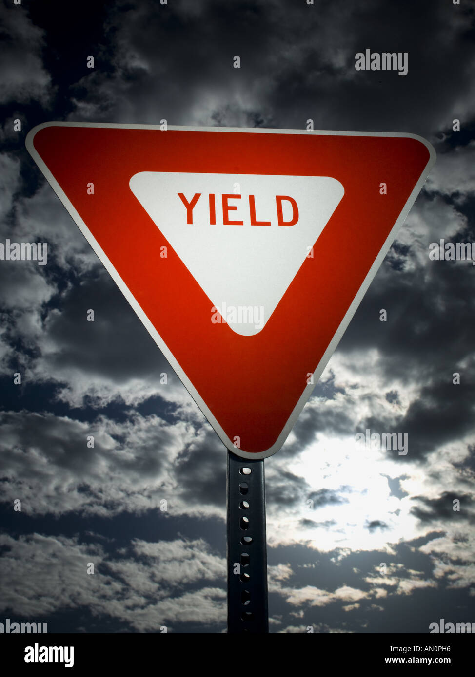 Yield signs road sign hi-res stock photography and images - Alamy