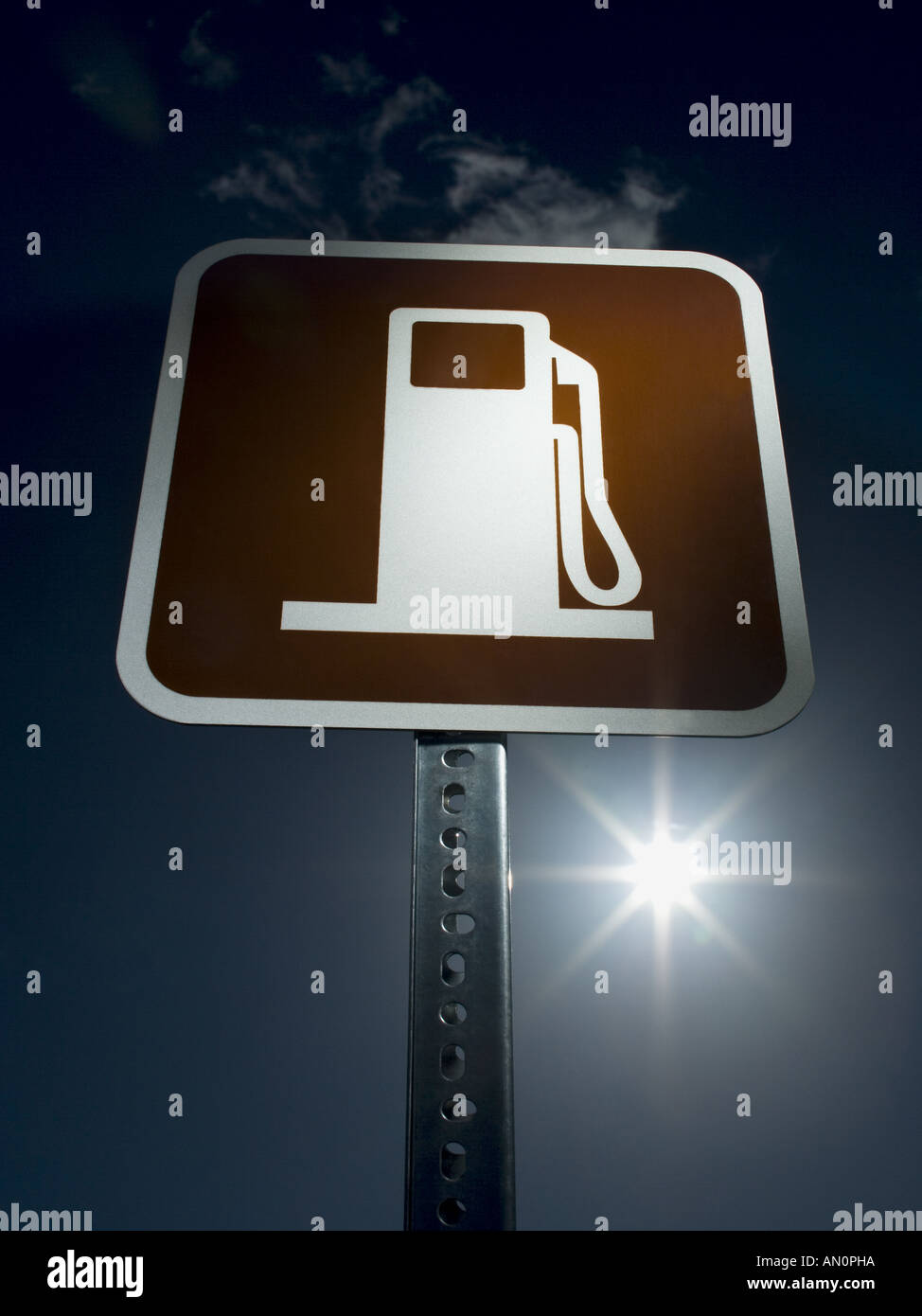 Gas station road hi-res stock photography and images - Alamy