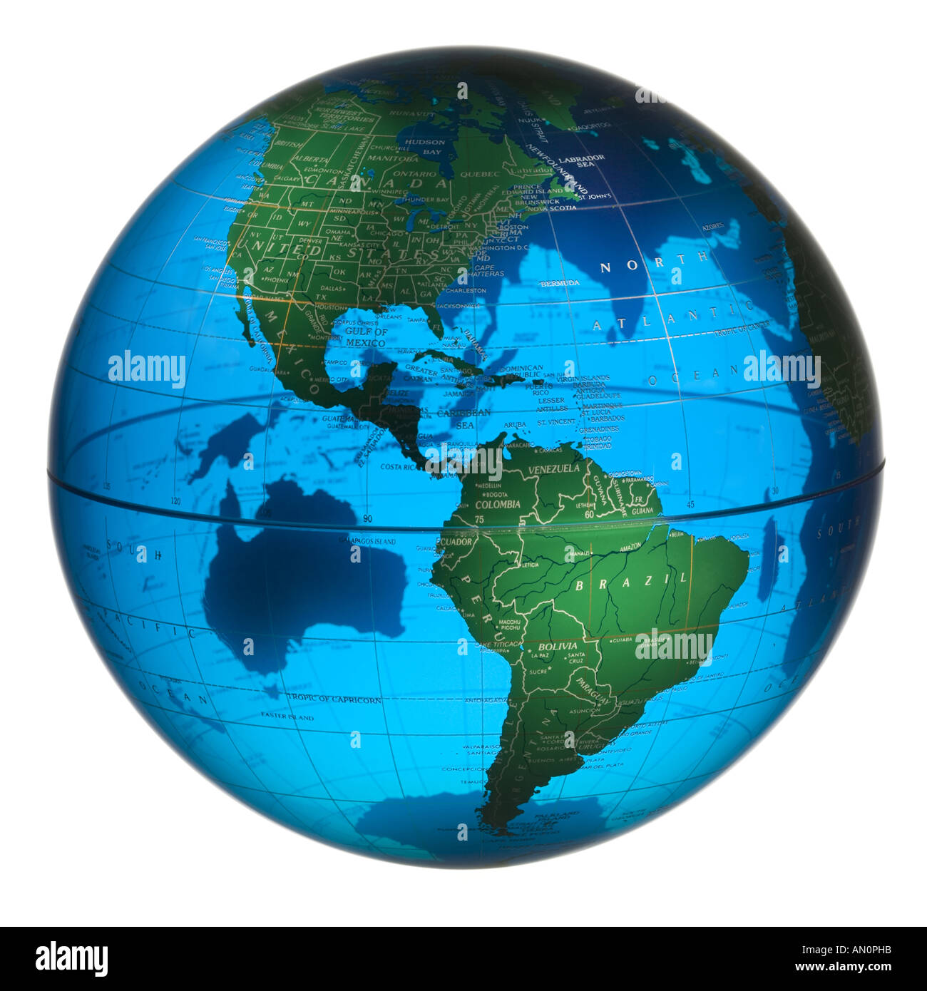 Earth North America South America Full Earth Showing North America And