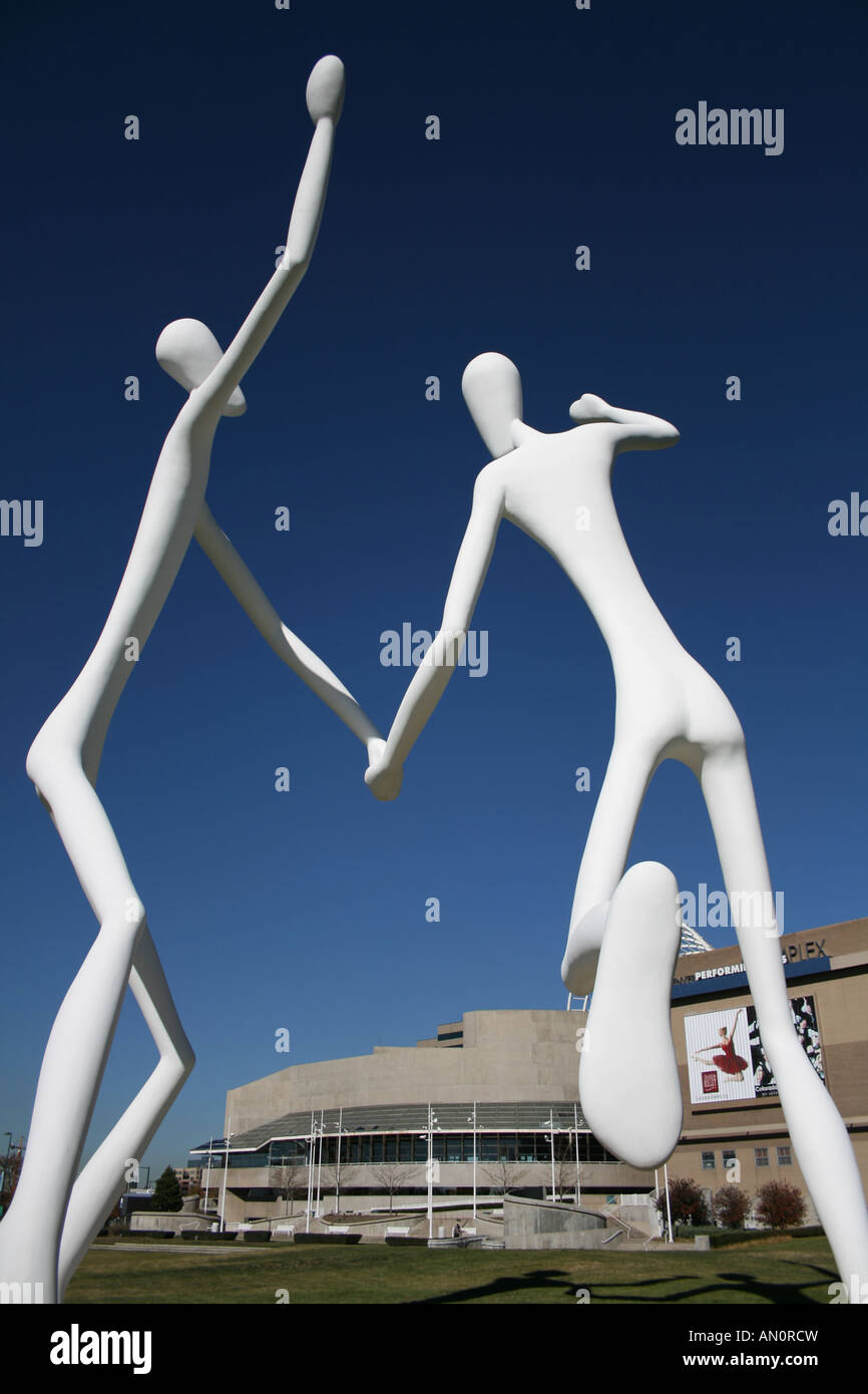 The Dancers Statues outside Denver Performing Arts Complex Colorado ...
