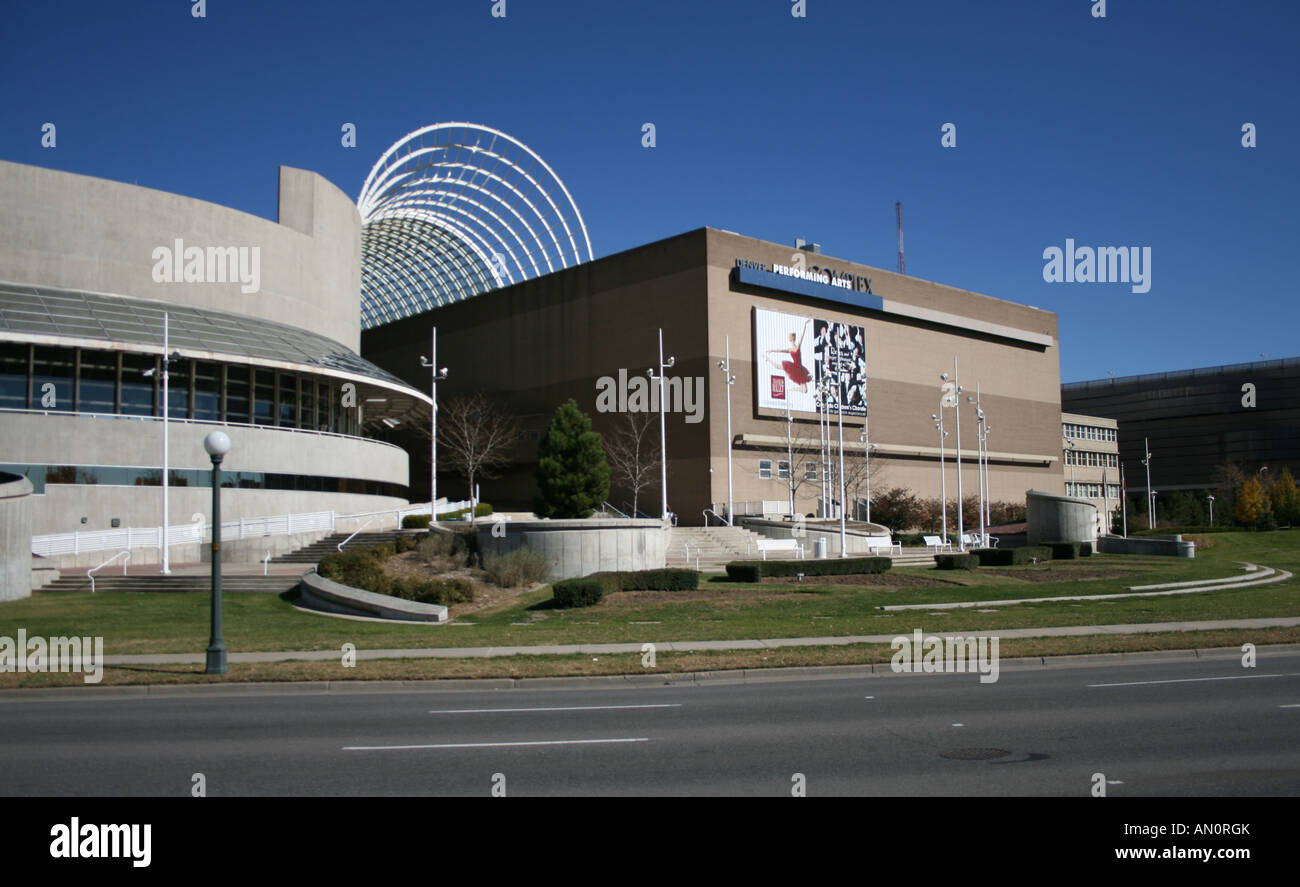 Denver performing arts complex hi-res stock photography and images - Alamy