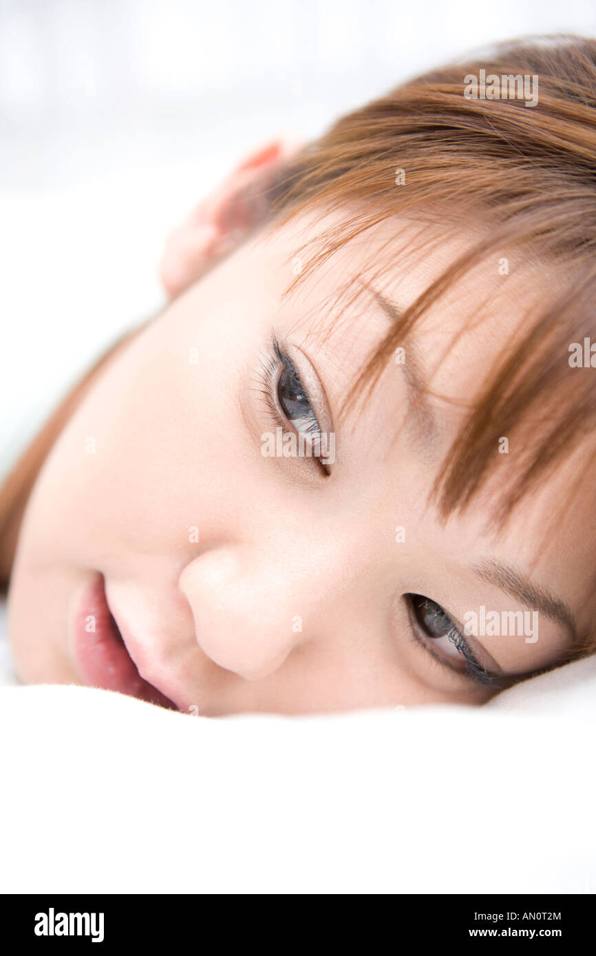 Face of Japanese woman Stock Photo - Alamy