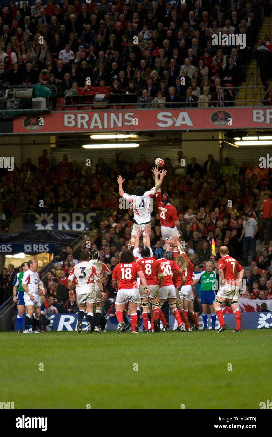 Scrum wales england rugby six hi-res stock photography and images - Alamy