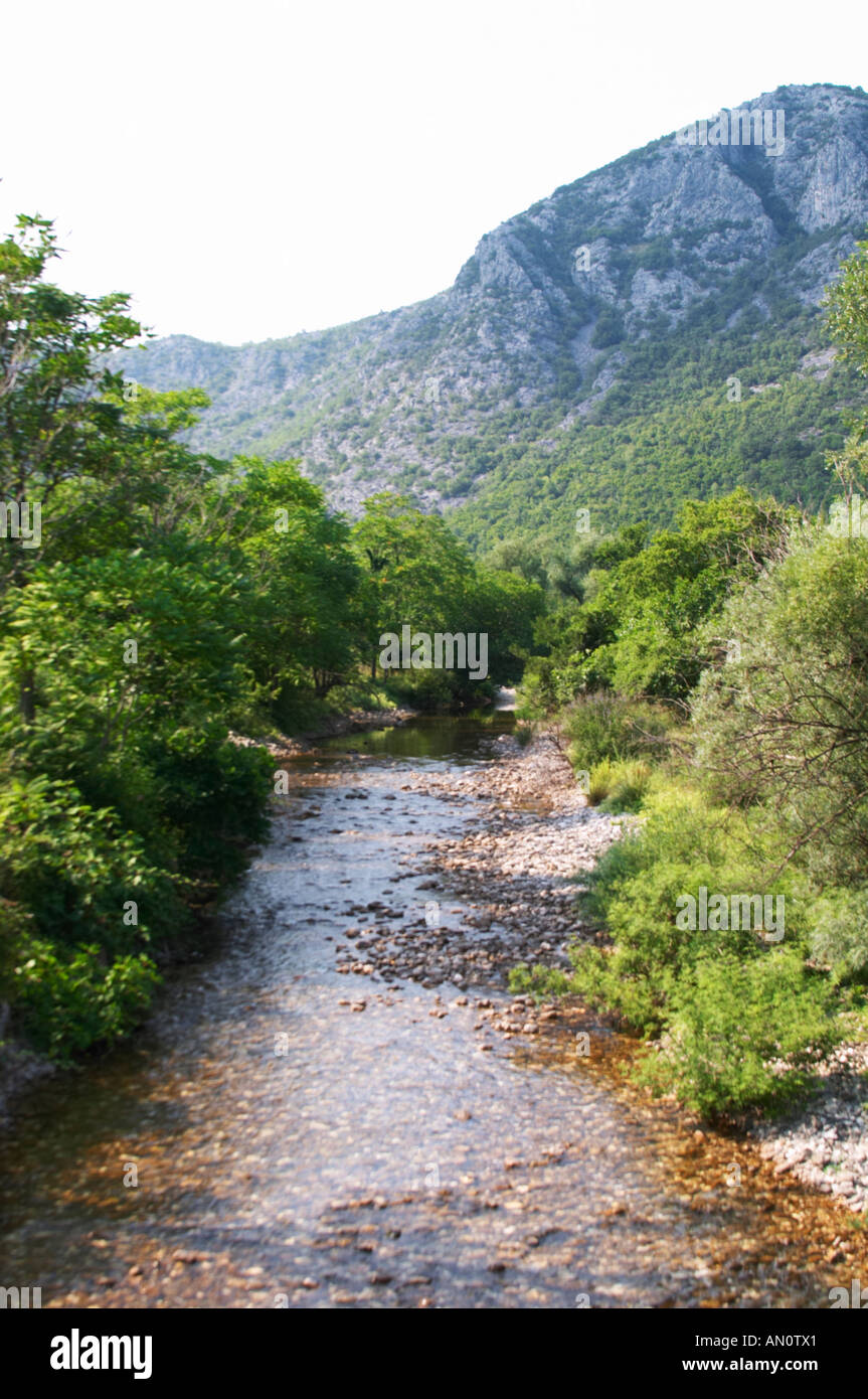 River near the winery. Durovic Jovo Winery, Dupilo village, wine region ...
