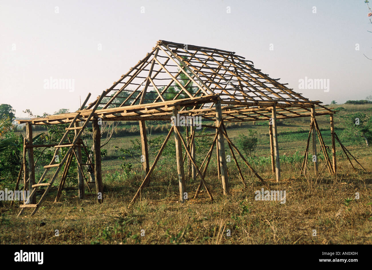 Wooden frame house being built hi-res stock photography and images - Alamy