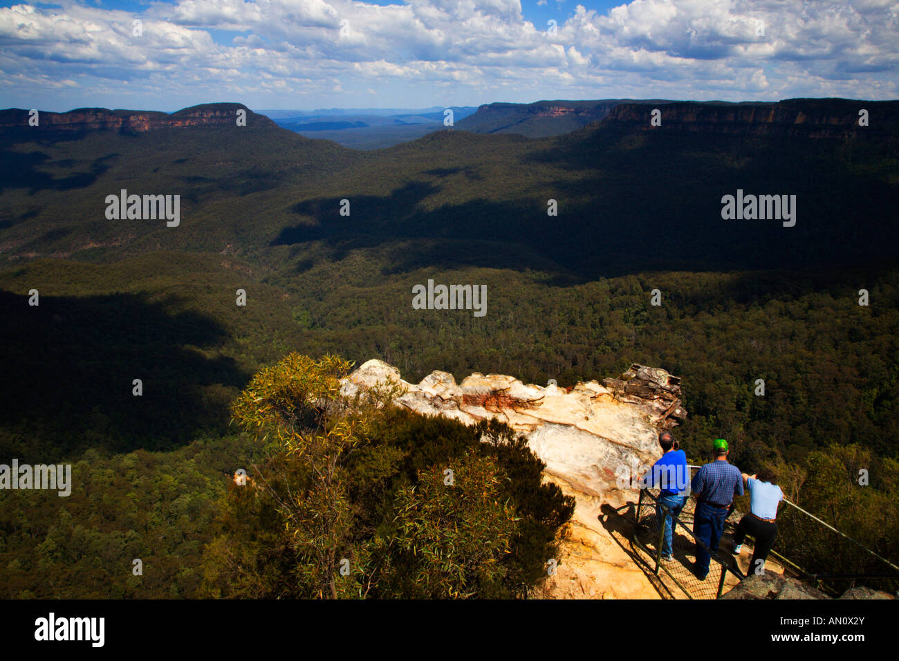 Jamison Valley from Prince Henry Cliff Walk Blue Mountains New South ...