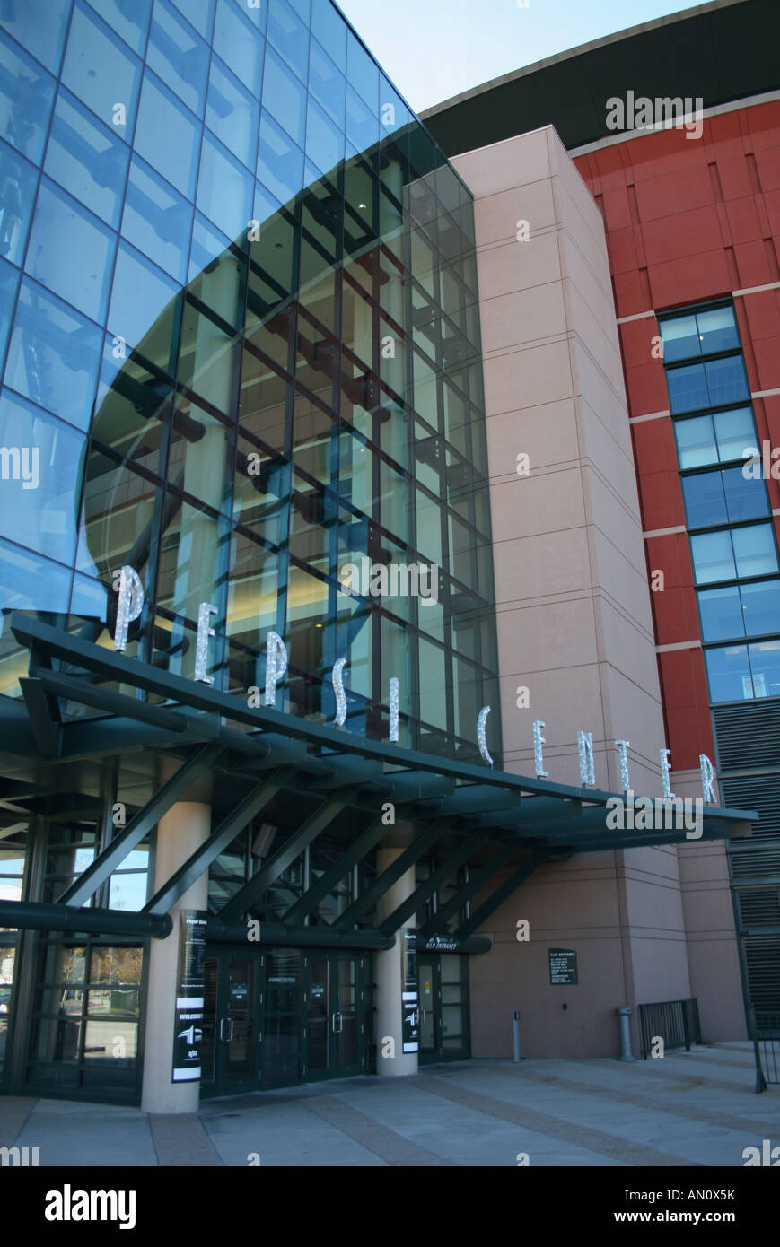 exterior of Pepsi Center Denver Colorado October 2007 Stock Photo - Alamy