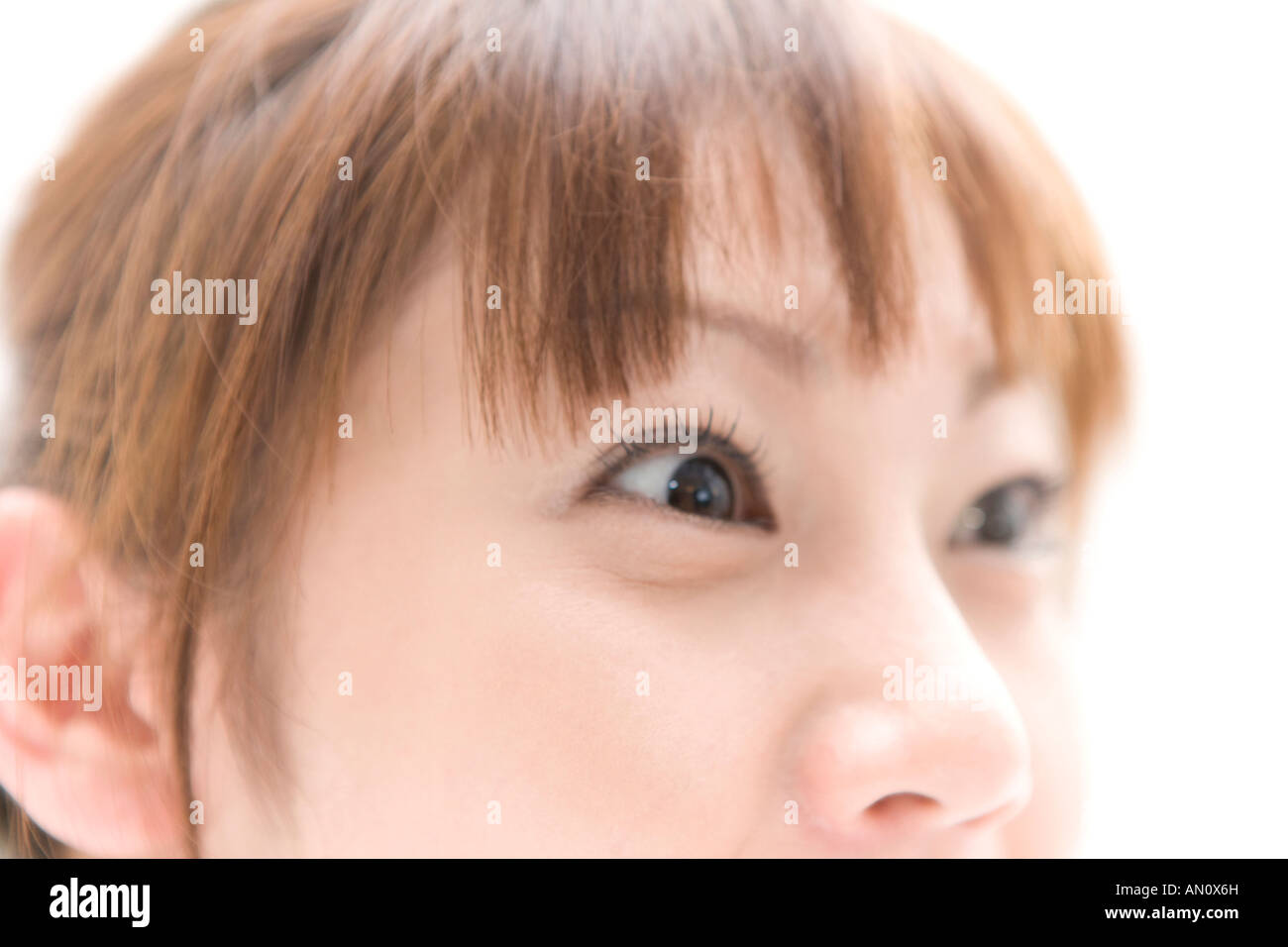 Face of Japanese woman Stock Photo - Alamy