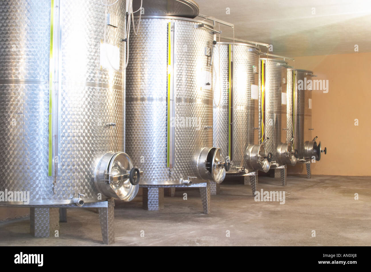 Underground fermentation tanks hi-res stock photography and images - Alamy