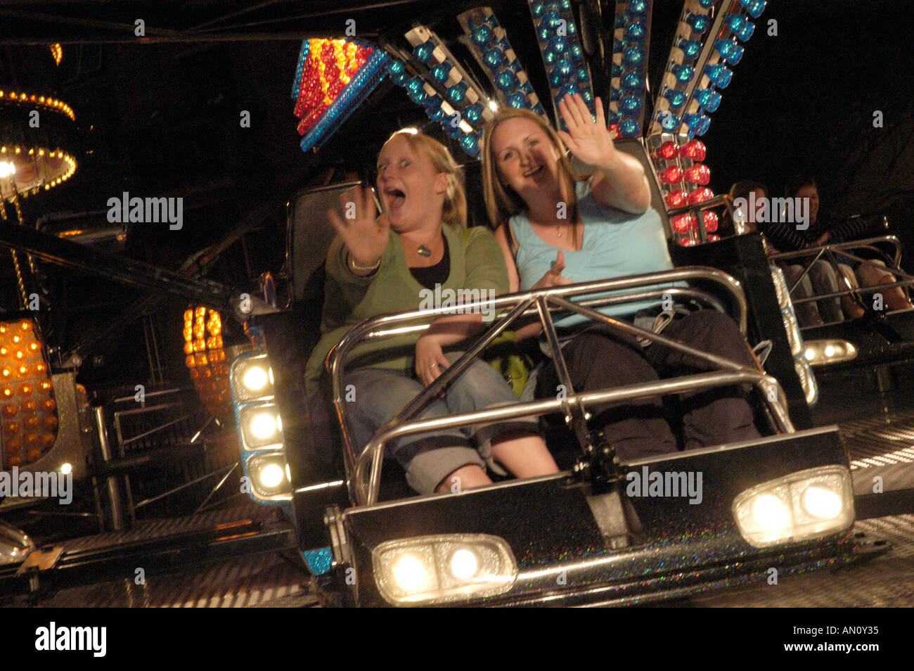 Twister ride amusement park hi-res stock photography and images - Alamy