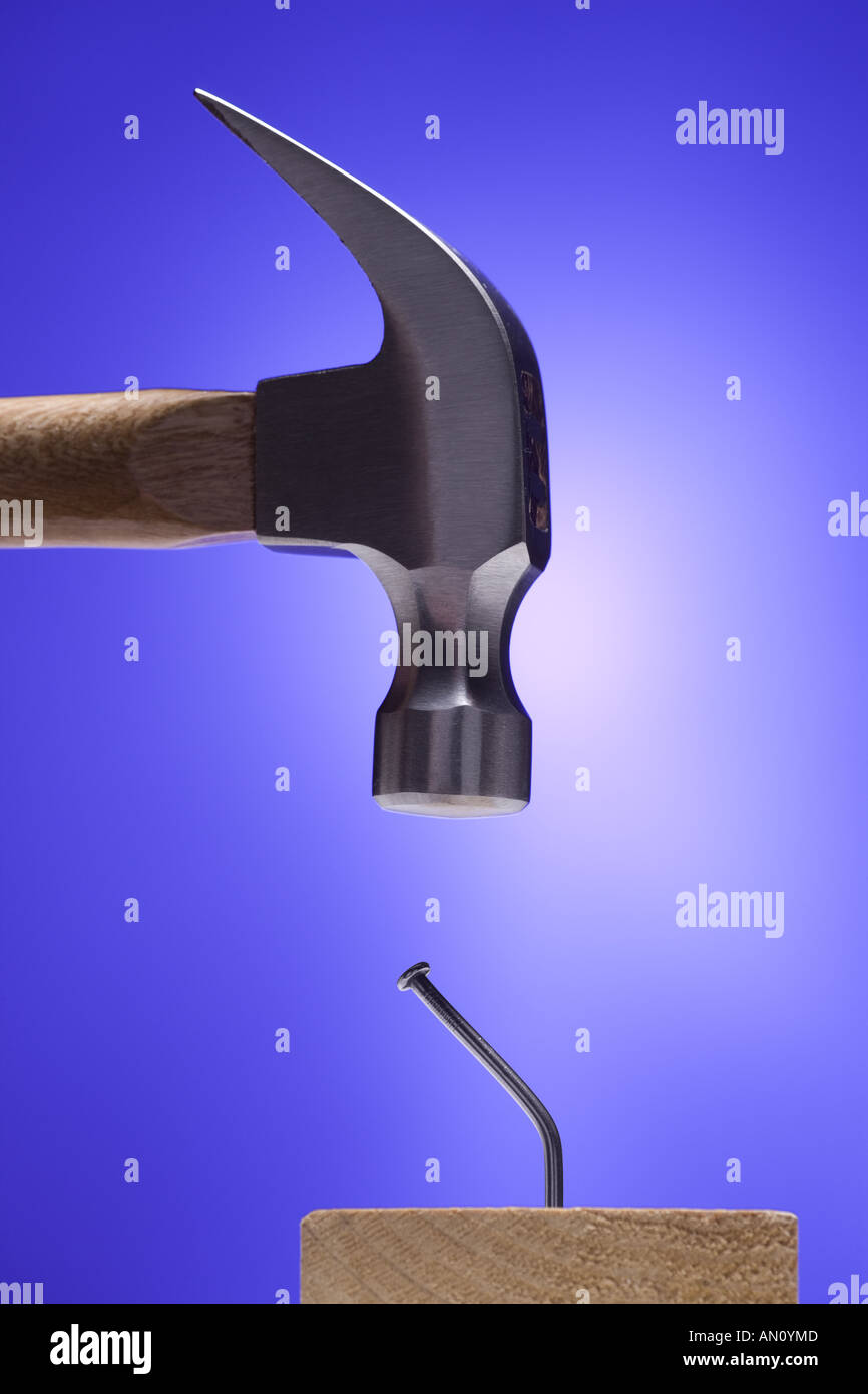 Bent nail hi-res stock photography and images - Alamy