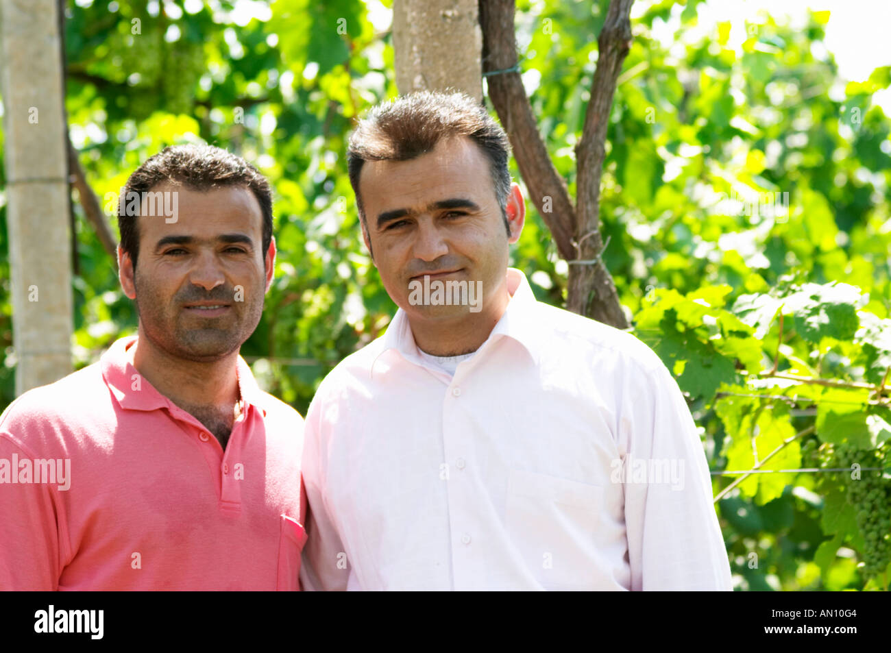 The two brothers Cobo, Petrit to the left who manages the winery. Cobo ...