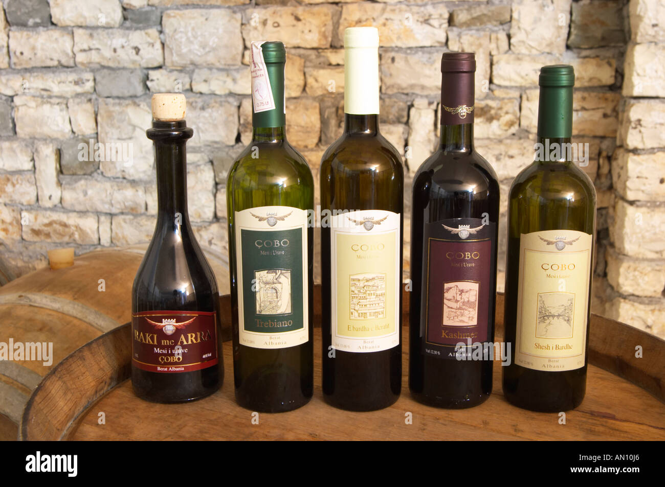 Bottles: Raki me Arra grappa type of spirit, Trebiano Trebbiano, E ...