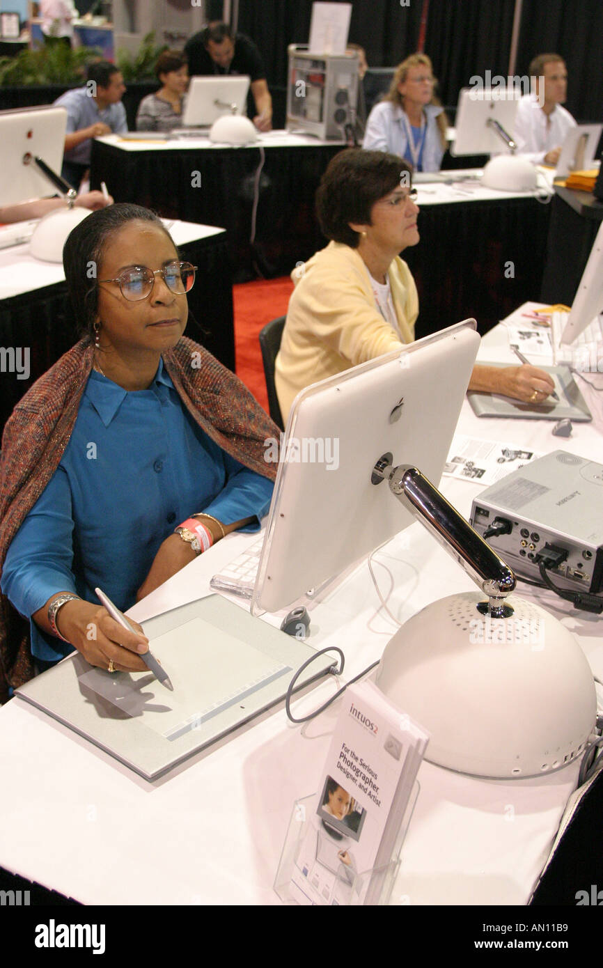 New computer related product demonstrations and exhibit exhibition hi ...