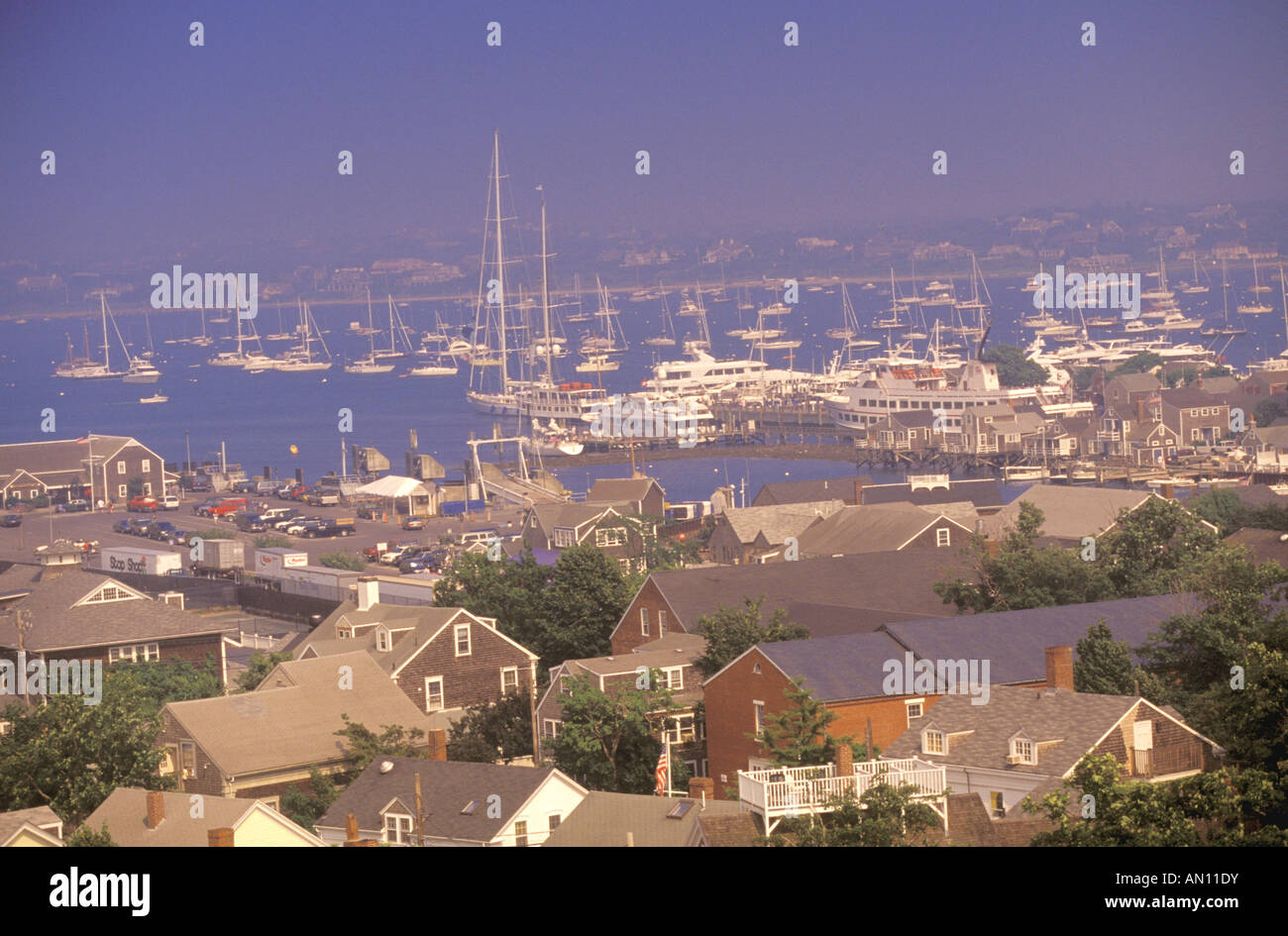 North America, USA, Massachusetts, Nantucket Island, Nantucket Town ...