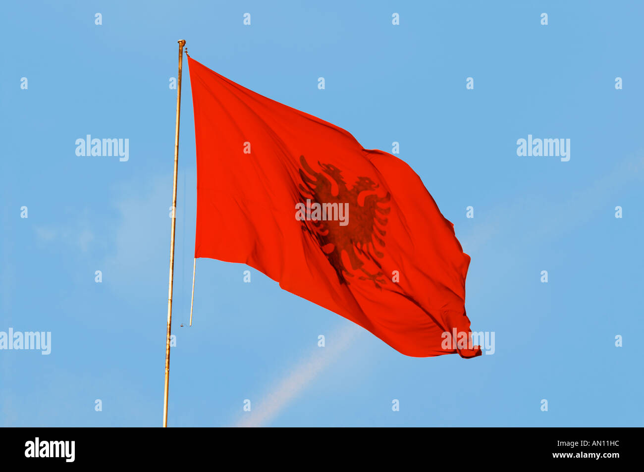 Albanian flag hi-res stock photography and images - Alamy