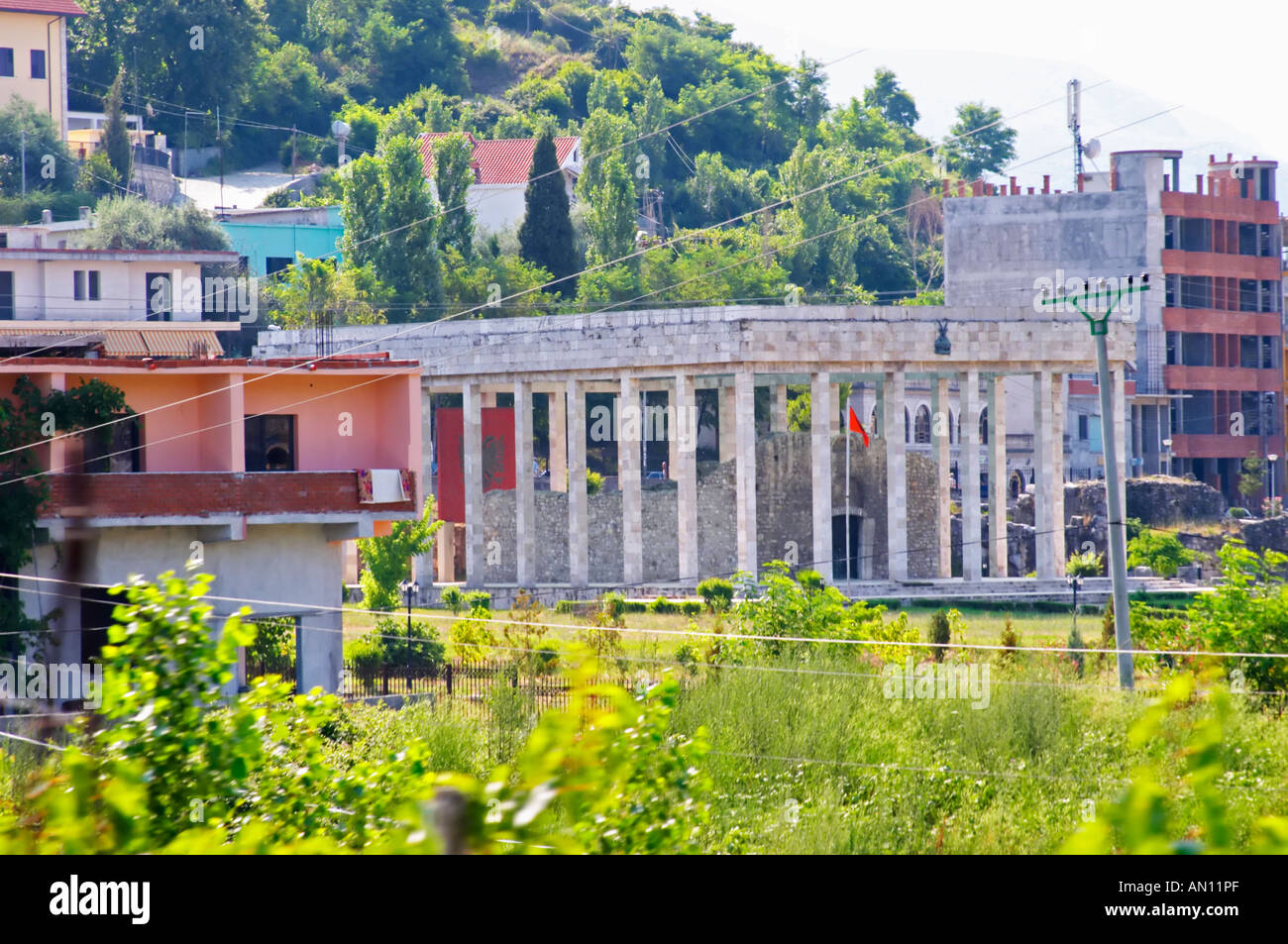 The Skanderbeg tomb grave mausoleum in Lezhe. Albania, Balkan, Europe ...