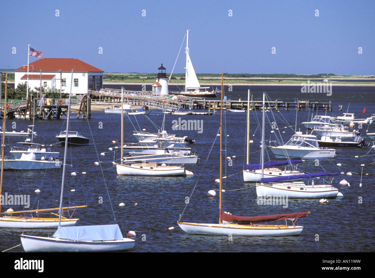 North America, USA, Massachusetts, Nantucket Island, Nantucket Town ...